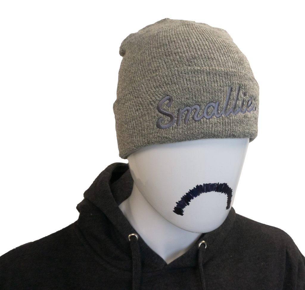 Smallies Beanie - Gray/Gray – Achigan