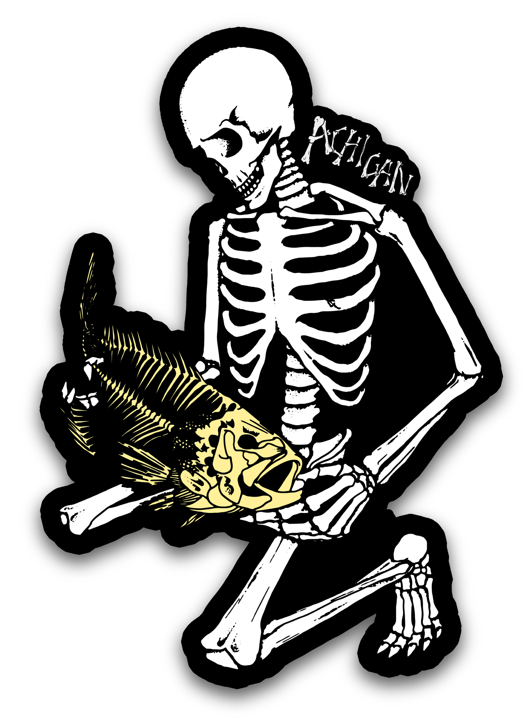 Bronze Cult 2 Skeleton Decal – Achigan