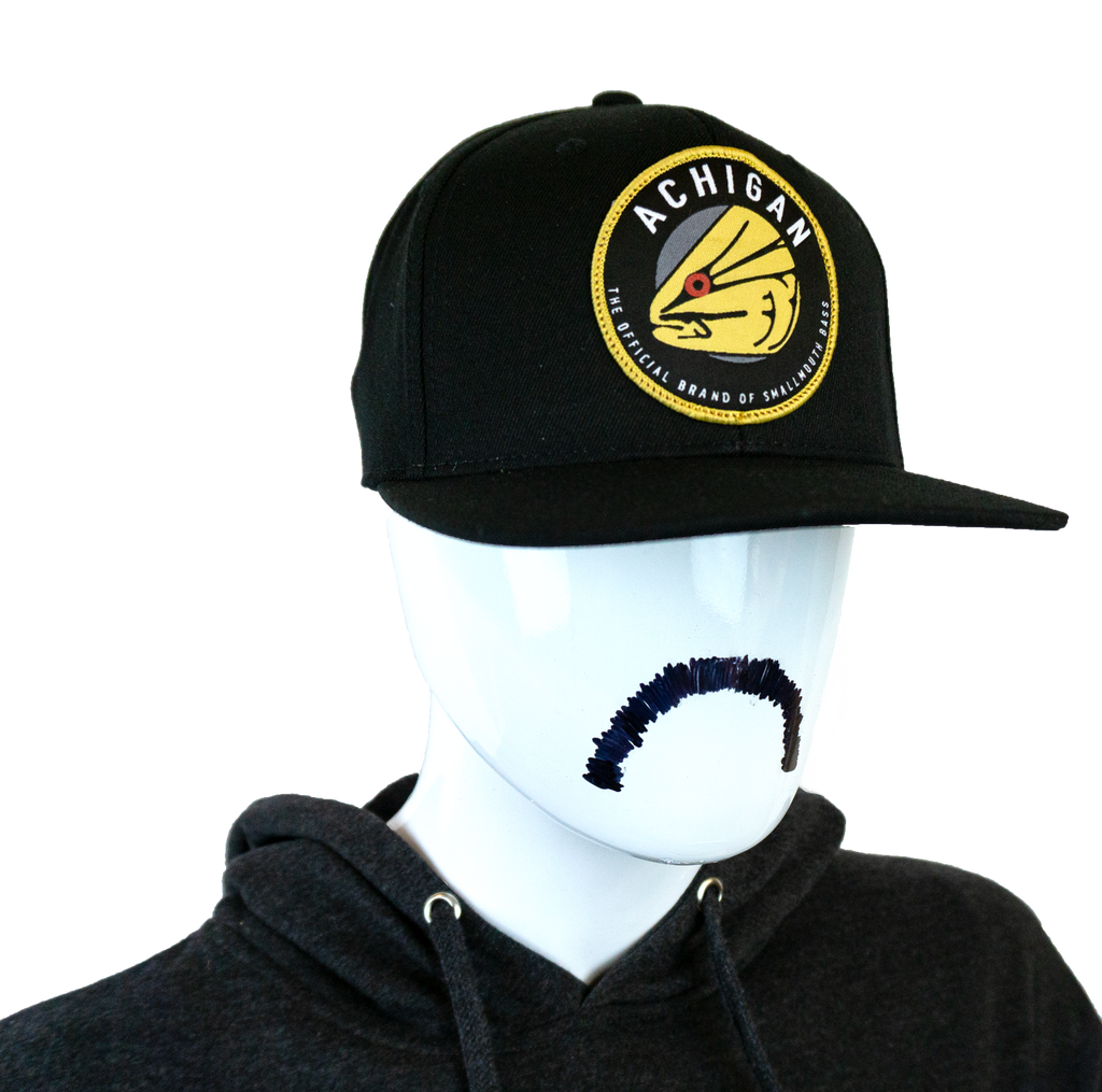Achigan logo Flexfit Flat bill